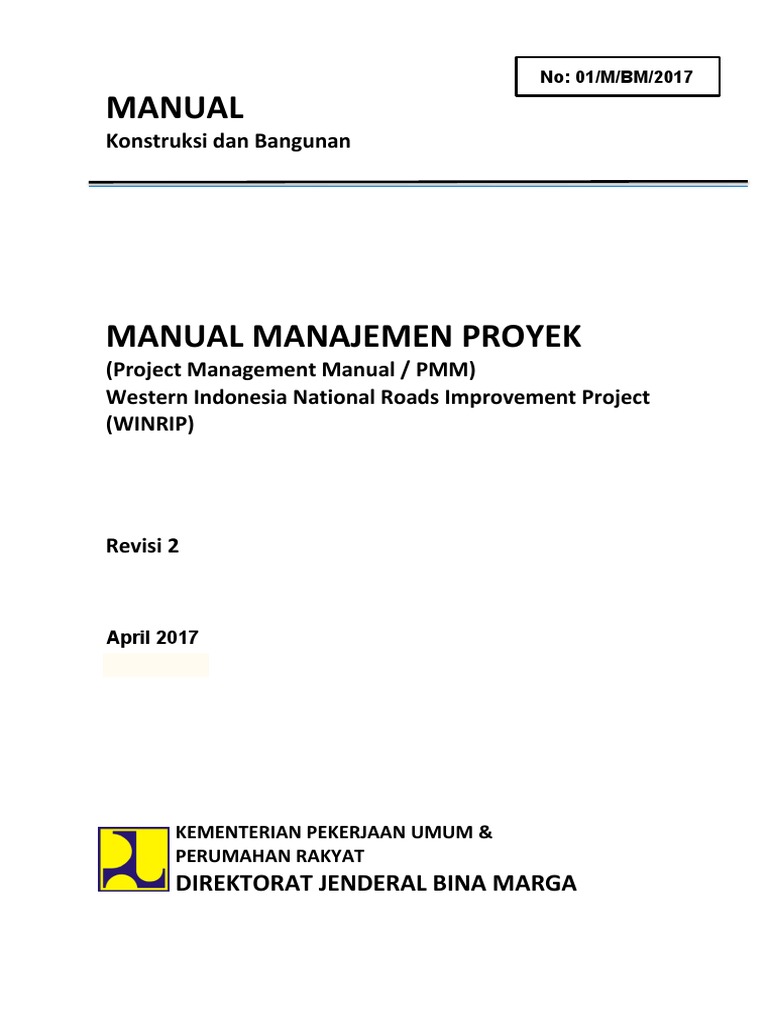 WINRIP DOC PMM Project-Management-Manual-R-2 20170420 00483 | PDF