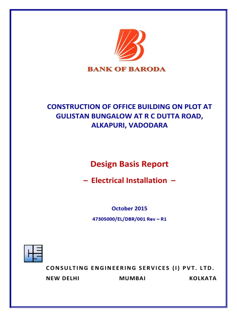 DBR | PDF | Electrical Wiring | Electrical Substation