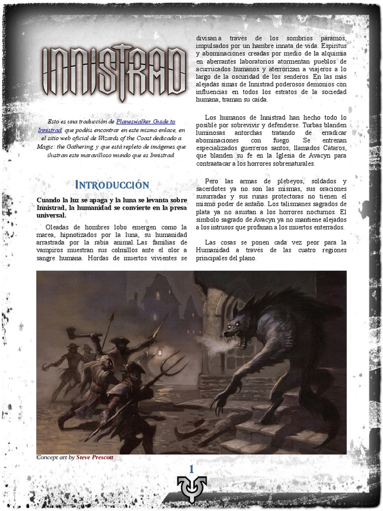 D&D - Plane Shift Innistrad | PDF | Vampiros | Iglesia Católica