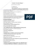 Puna Sa Report Card | PDF