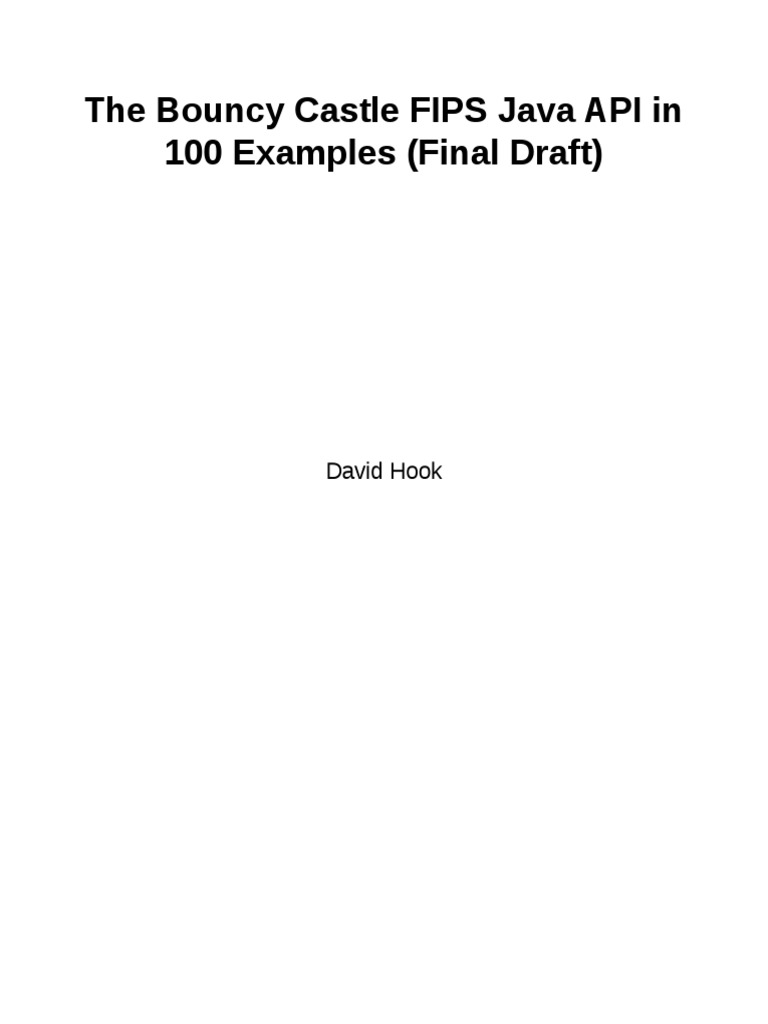 The Bouncy Castle FIPS Java API | PDF | Cyberwarfare | Security