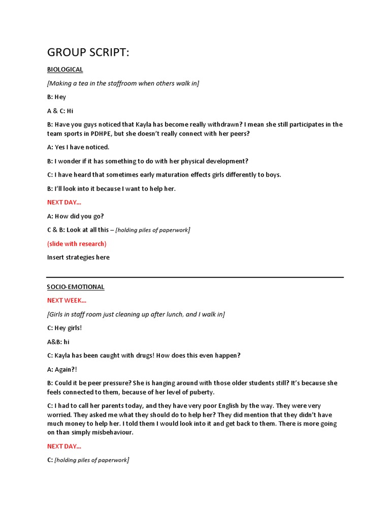 Group Script | PDF | Psychological Resilience | Applied Psychology