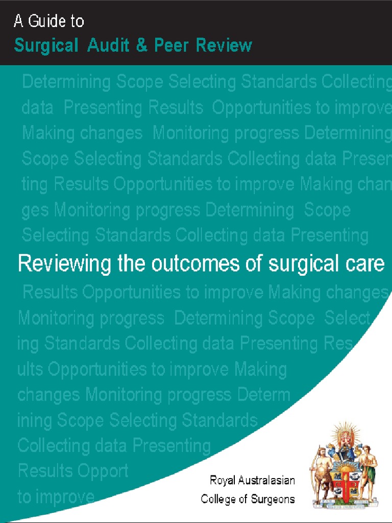 Surgical Audit and Peer Review Guide 2014 | PDF | Surgery | Audit