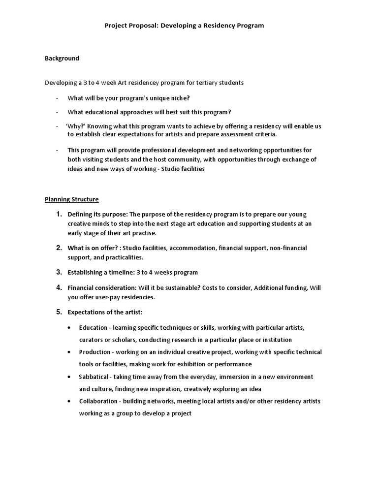 Project Proposal Template | PDF | Change | Behavior Modification