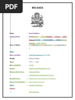 Aditya Bio-Data (Revised) | PDF