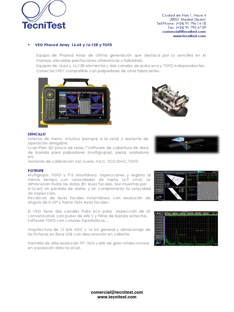 VEO Phased Array para Web Rev 1 PDF | PDF | Batería (electricidad) | USB