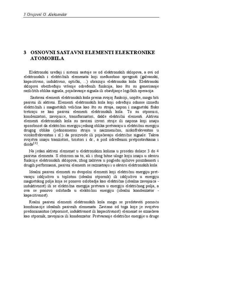 Pasivne Komponente | PDF