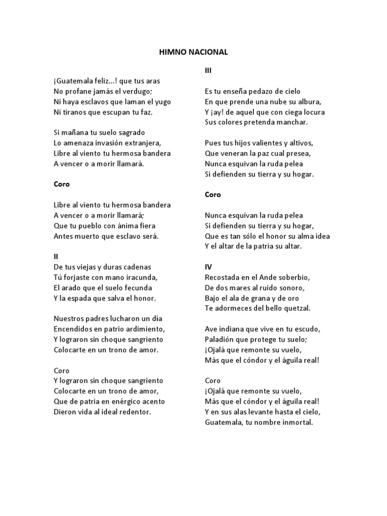 Letra Himnos | PDF