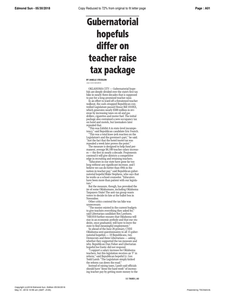 Edmond Sun 20180530 A01 3 | PDF | Republican Party (United States ...