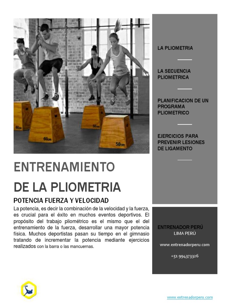 Pliometria Libro PDF | PDF | Músculo | Contracción muscular