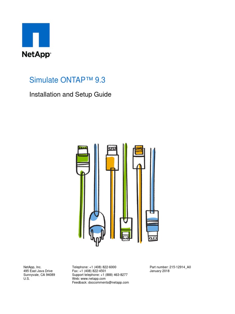 Simulate ONTAP 9.3 Installation and Setup Guide | PDF | V Mware | Ip Address