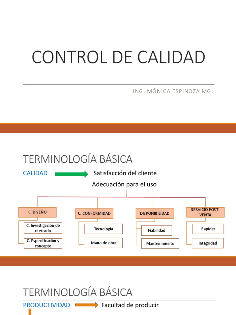 Terminología Control de Calidad | PDF | Calidad (comercial) | Cliente