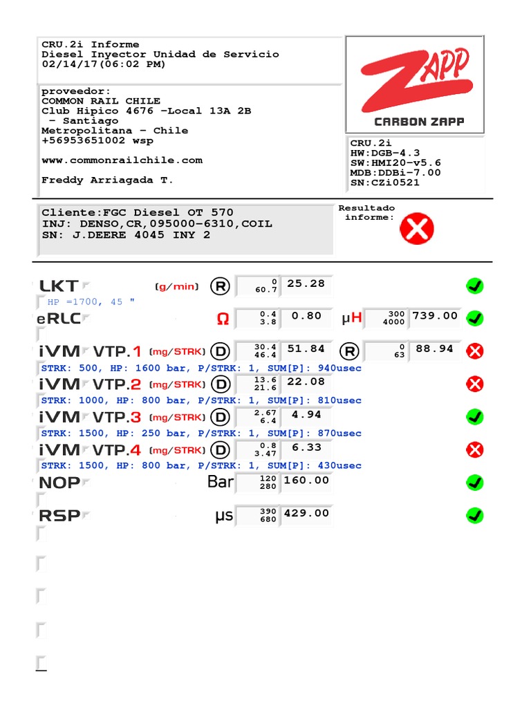CRU2i DENSO 095000 6310 JDEERE4045INY2 021417 0602PM | PDF | Science ...