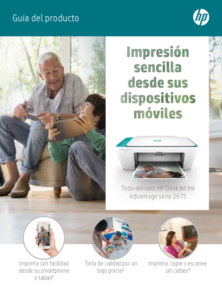 Impresora HP 2675 | PDF | Impresora (Computación) | Tableta
