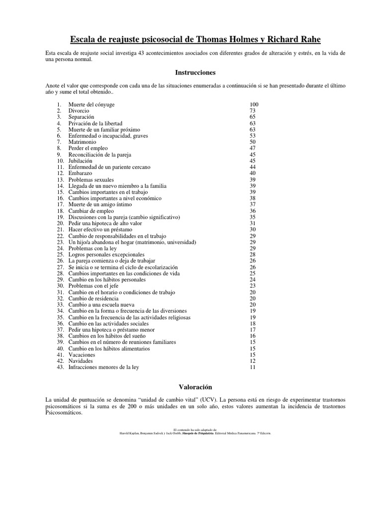 Escala de reajuste psicosocial de Thomas Holmes y Richard Rahe.pdf