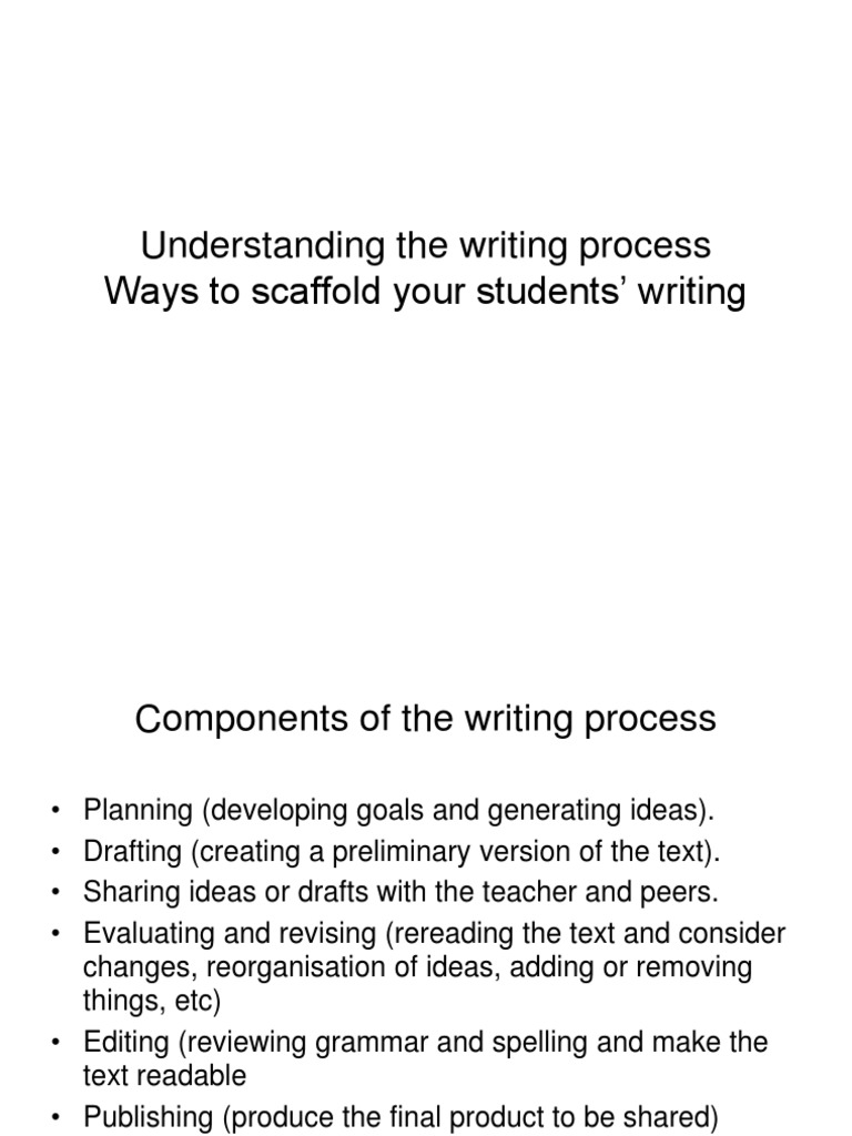 2 Ways To Scaffold Students Writing 2017 | PDF | Teachers | Brainstorming