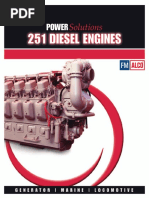 ALCO 251 Diesel Engine Overview | PDF | Cylinder (Engine) | Engines