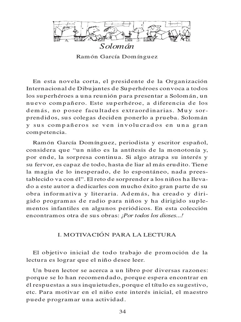 Solomán | PDF | Superhéroes | Lectura (proceso)