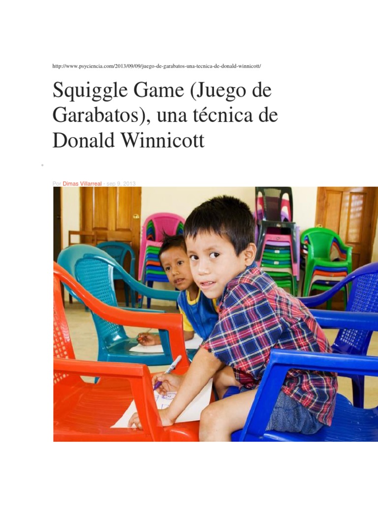 Squiggle Game Winnicott | PDF | Psicoanálisis | Sicología