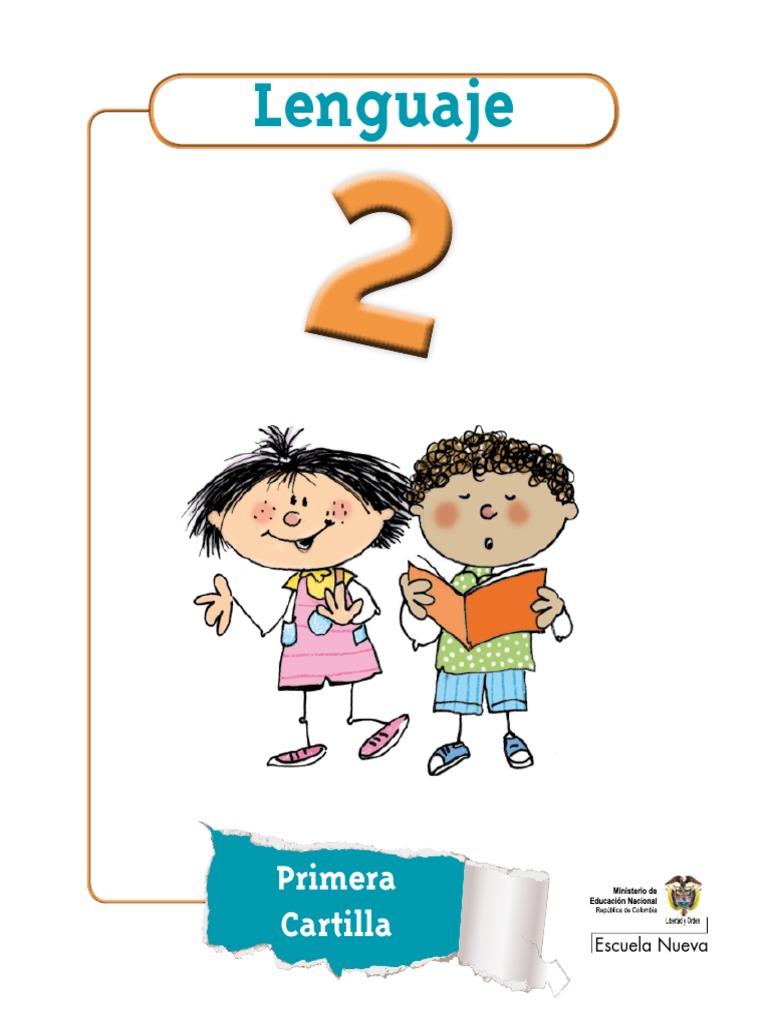 Cartilla escuela nueva grado segundo lenguaje | Alfabeto | Diccionario