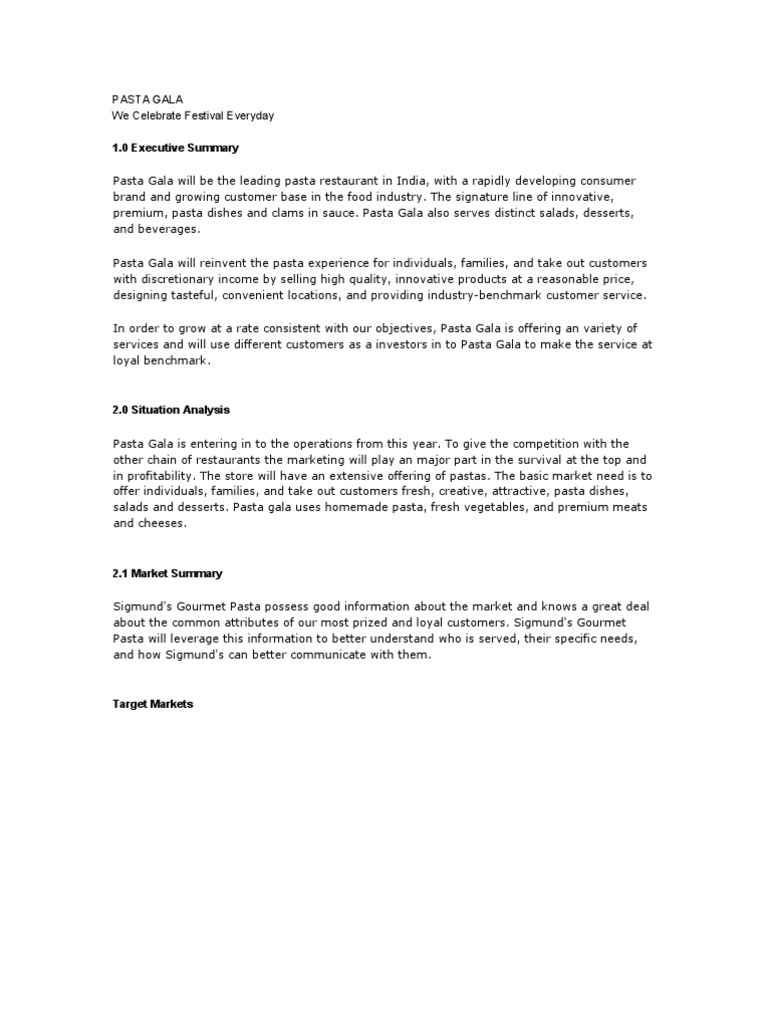 Restaurant Marketing Plan | PDF | Advertising | Retail