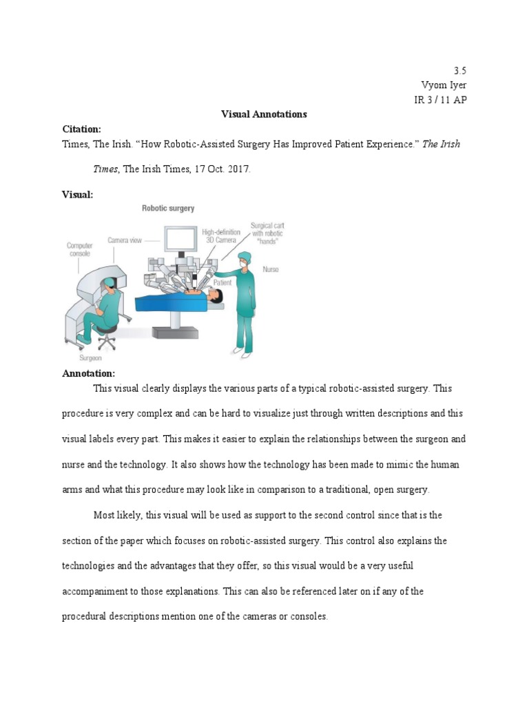 Robotic Surgery Visual Annotations Guide | PDF | Science & Mathematics