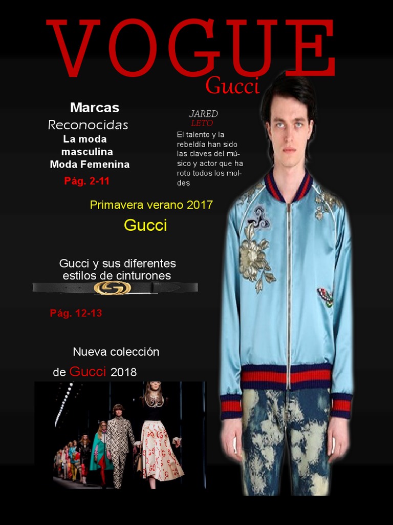 Revista Gucci Pdf Moda Ropa