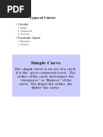 Route Surveying and Earthworks Handout | PDF | Angle | Tangent