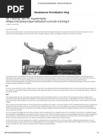 Renaissance Periodization Hypertrophy Recommendations | PDF