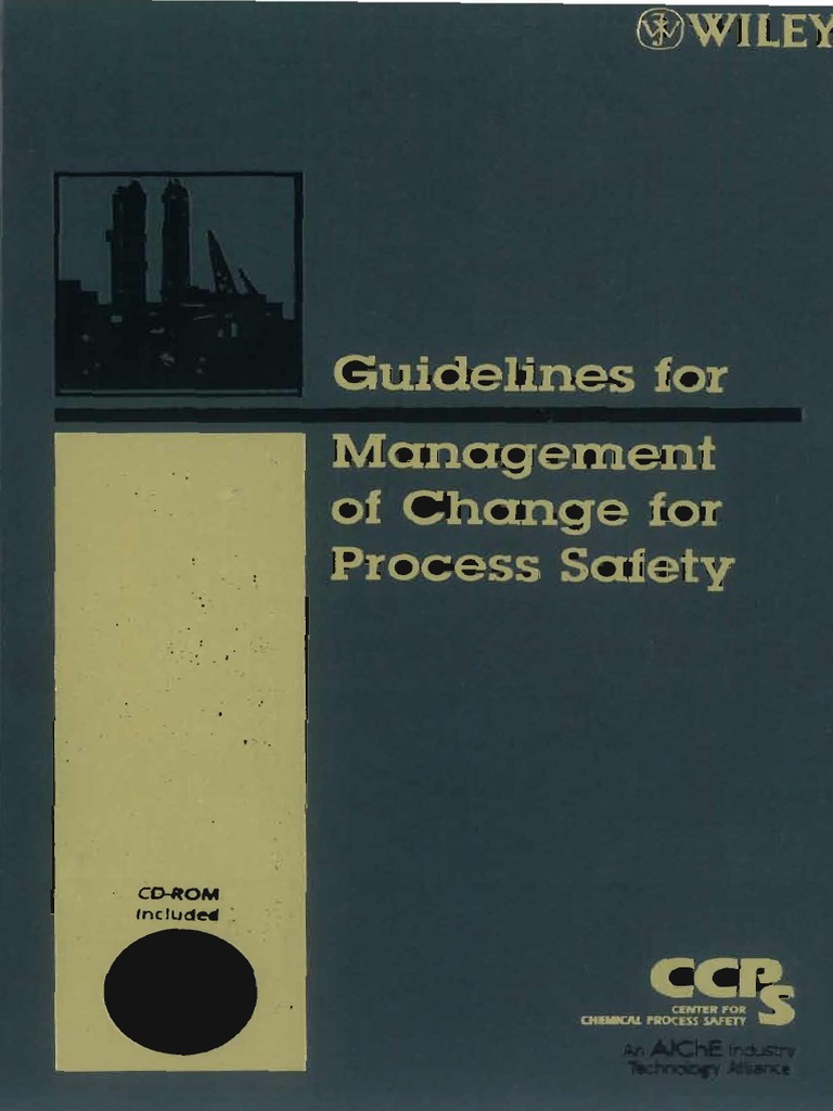 Guidelines For Management of Change For Process Safety - Libro Completo ...