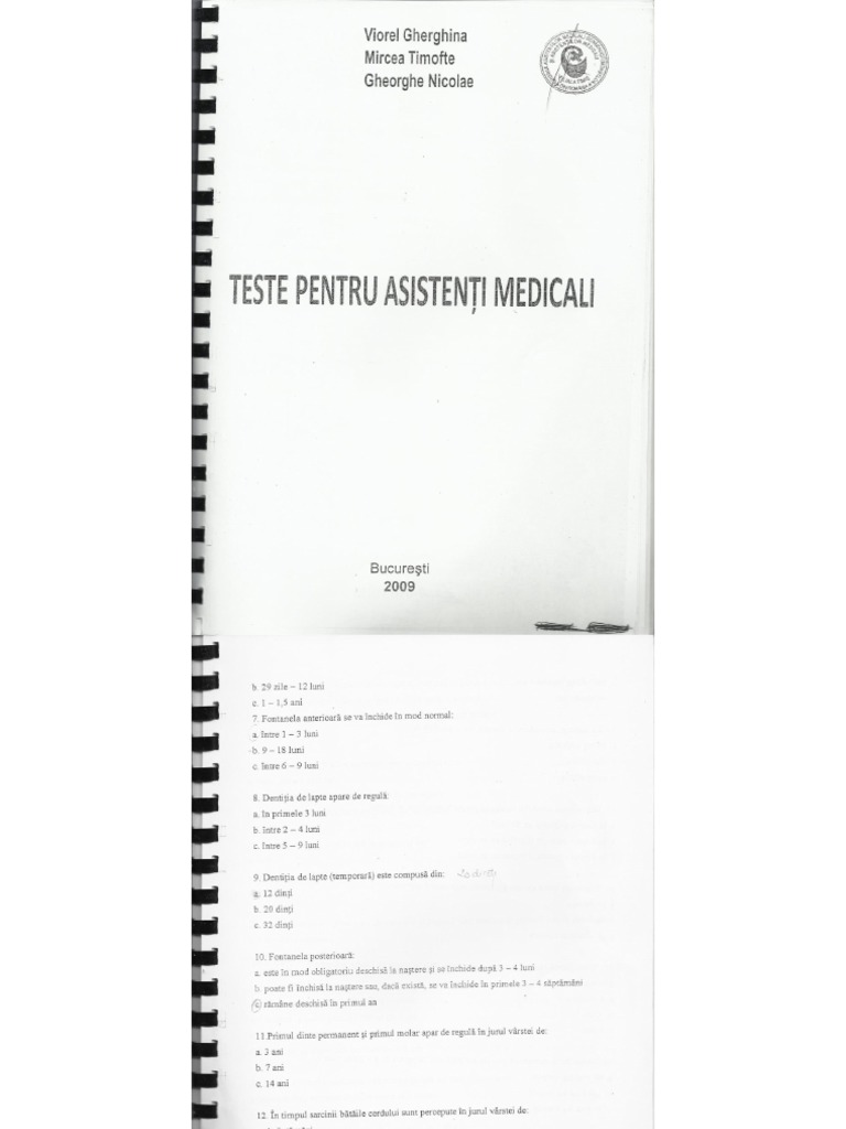263956884 Carte Teste Asistenti Medicali Pptx