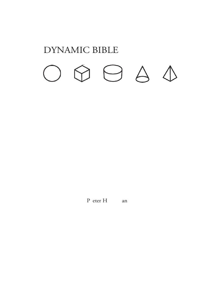 Dynamic Bible | PDF | Writing