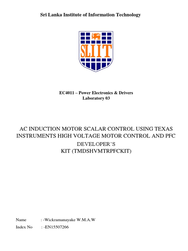 #Ped Lab 03 | Download Free PDF | Power Inverter | Electronic Engineering