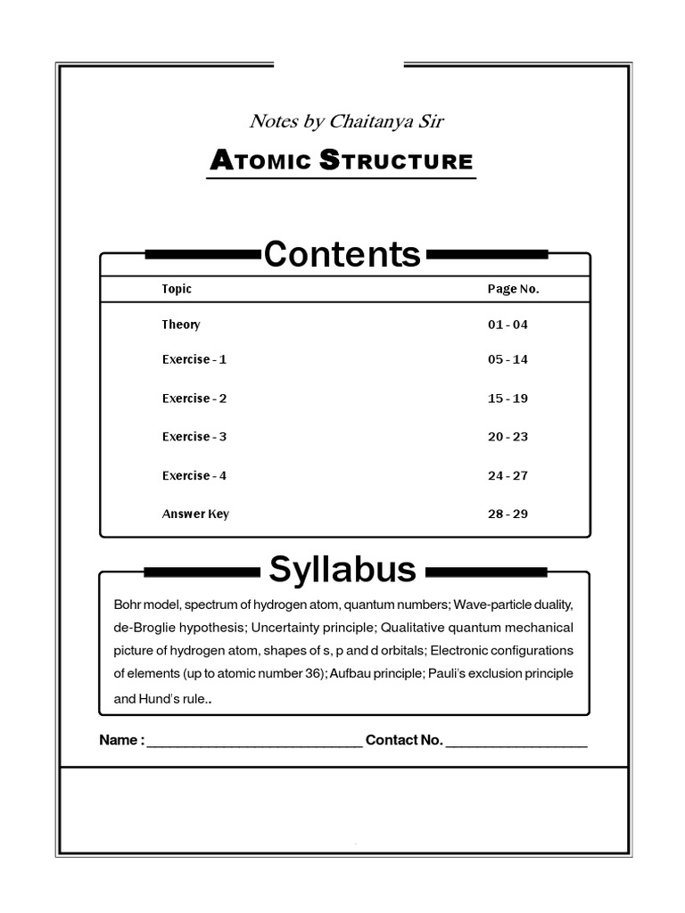 Edited Assignment Atomic Structure JH Sir-2611 | PDF | Atomic Orbital | Electron