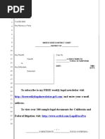 Sample Notice of Ruling For California | PDF | Mail | United States ...