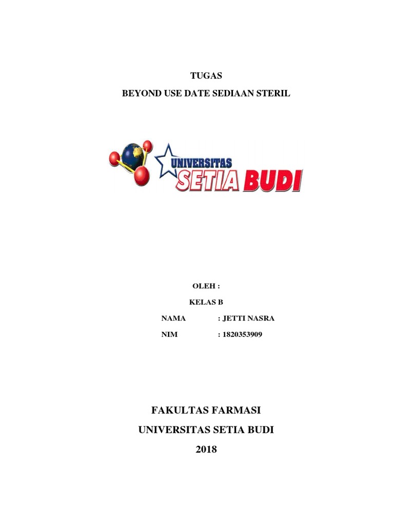 Bud Sediaan Steril | PDF | Kesehatan Holistik