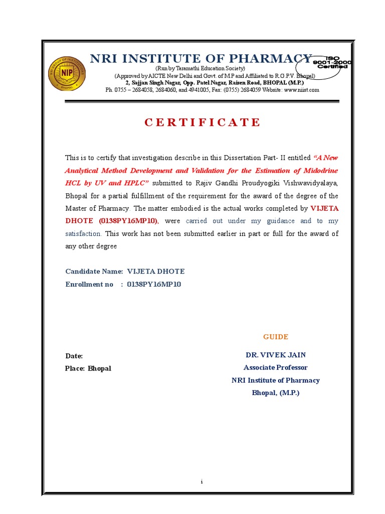 2 Guide Certificate | PDF