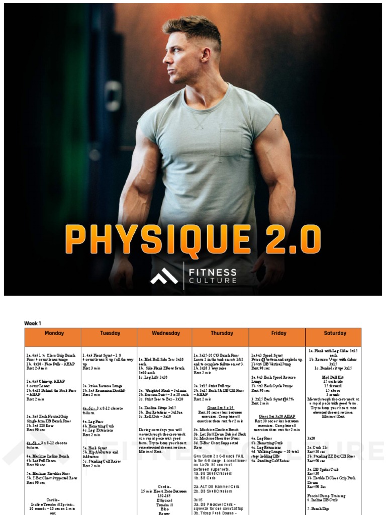 Physique 2.0 Final - Compressed | PDF | Weight Training | Physical Exercise