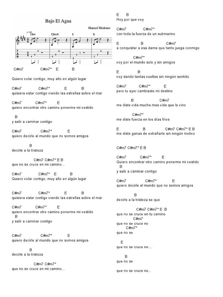 Bajo El Agua Manuel Medrano | PDF | Ocio | Deportes