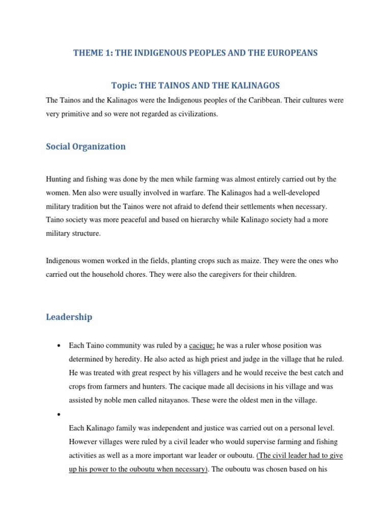 The Indigenous Peoples and The Europeans | PDF | Privateer | Piracy