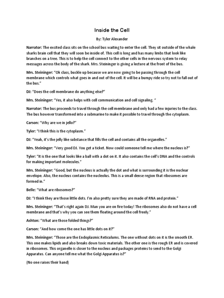 Cell Project | PDF | Endoplasmic Reticulum | Cell Anatomy