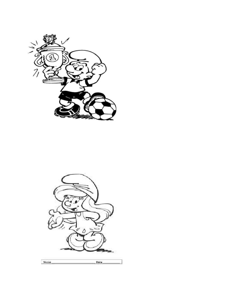 Strumfi de Colorat | PDF