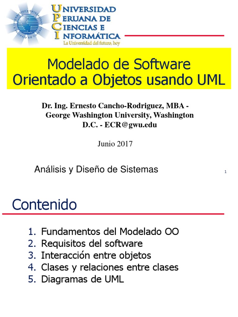 Modelado Uml Pdf Caso De Uso Objeto Informática 