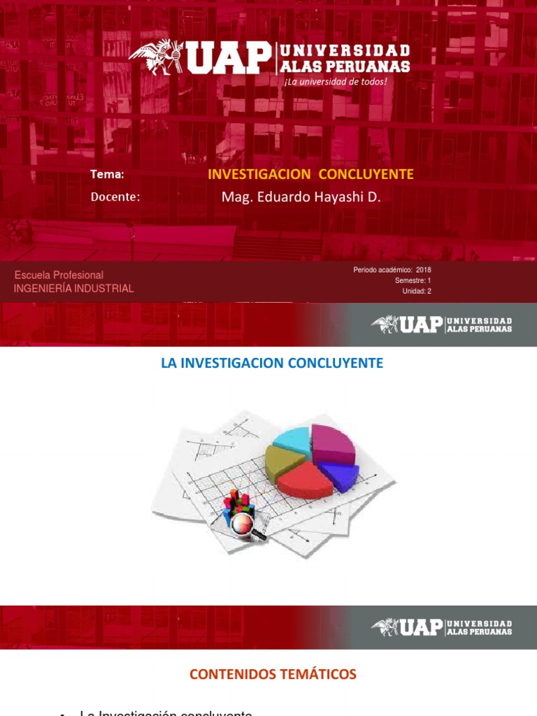 5 - Investigación Concluyente | PDF | Cuestionario | Epistemología