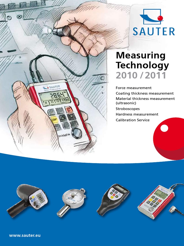 Sauter - Katalog 2010 EN | Download Free PDF | Calibration | Measurement