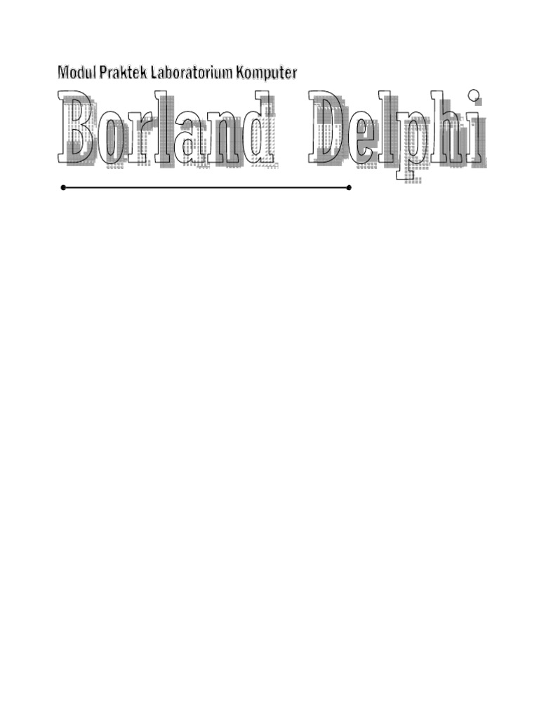 Modul Praktikum Delphi | PDF