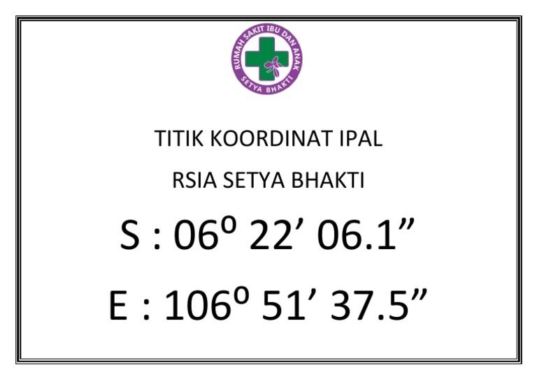 Titik Koordinat Ipal | PDF