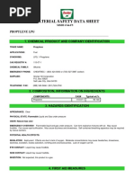Super Gas - LPG Msds | PDF | Liquefied Petroleum Gas | Propane