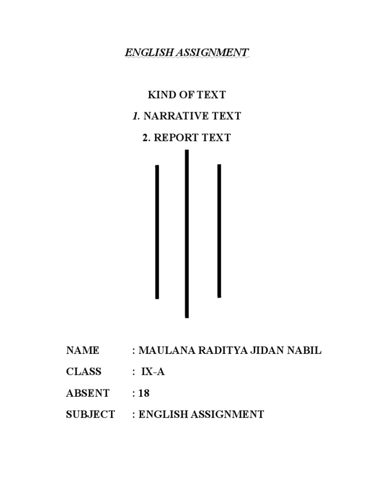 Kind of Text: English Assignment | PDF
