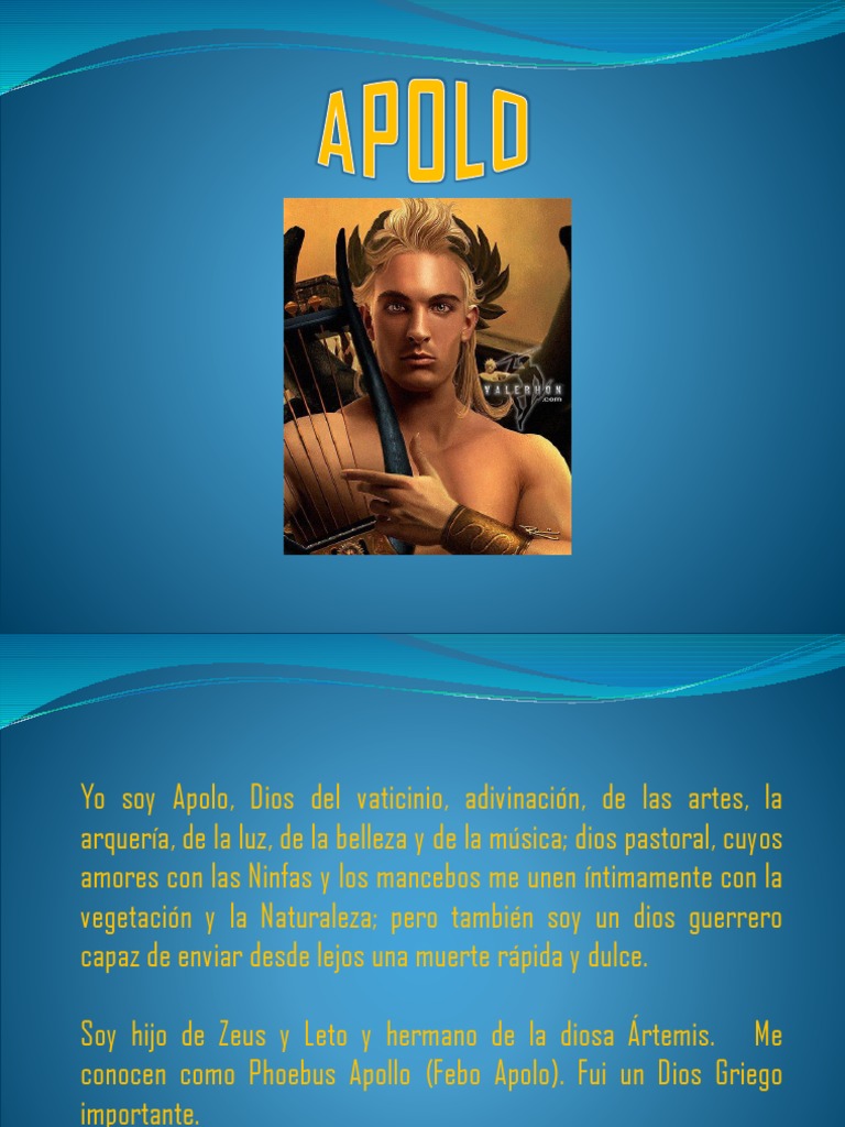 Apolo | PDF | Poesía